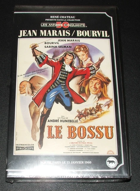 RARE LE BOSSU JEAN MARAIS / BOURVIL VHS / CASSETTE VIDEO / K7 RENE CHATEAU NEUF EUR 15,00 ...
